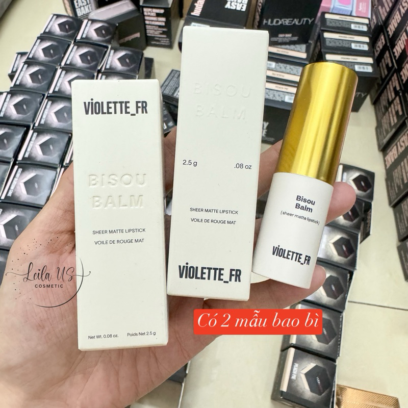 [Bill US] Son VIOLETTE FR BISOU BALM Sheer Matte Lipstick | Shopee Việt Nam