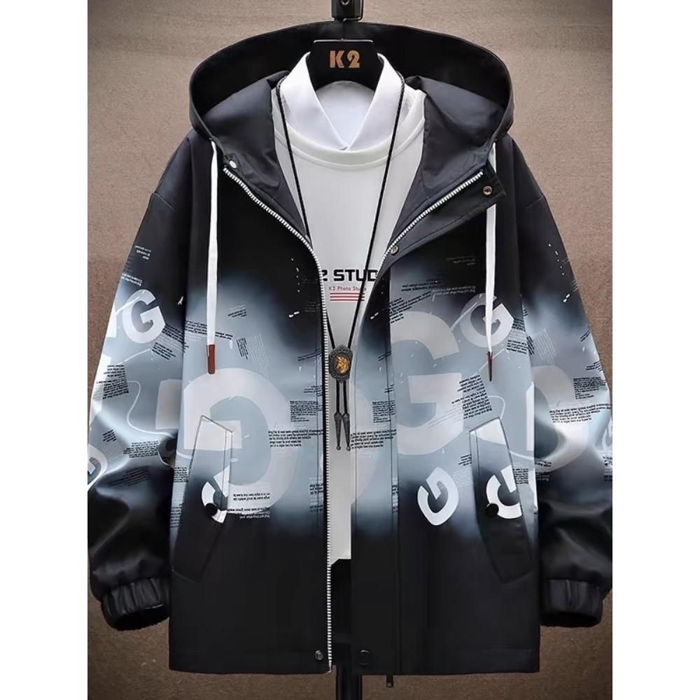 Áo Khoác Nam Chống Nắng Cản GIó Đi Mưa PHối Viền Túi PHong Cách Hott ...