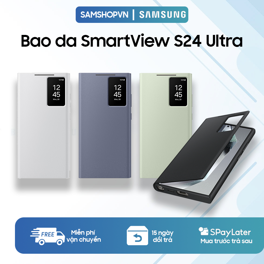 SmartView - Bao da thông minh Smart View Wallet Galaxy S24 Ultra - Hàng ...