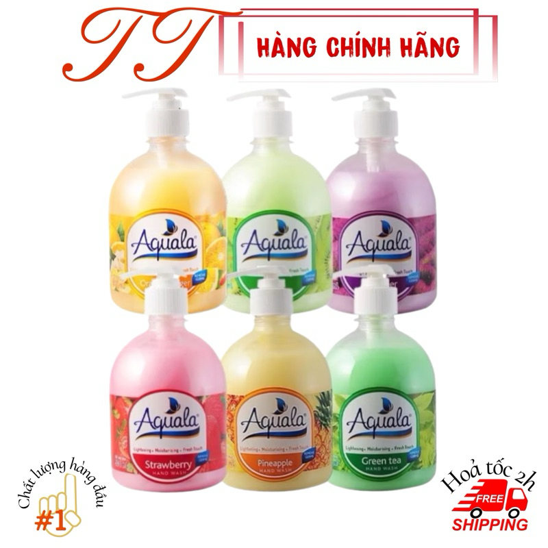 Nước Rửa Tay Aquala 500ml | Shopee Việt Nam