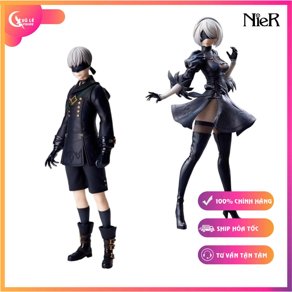 Mô hình NieR:Automata - 2B & 9S figure chính hãng Square Enix, Ver.1.1a ...