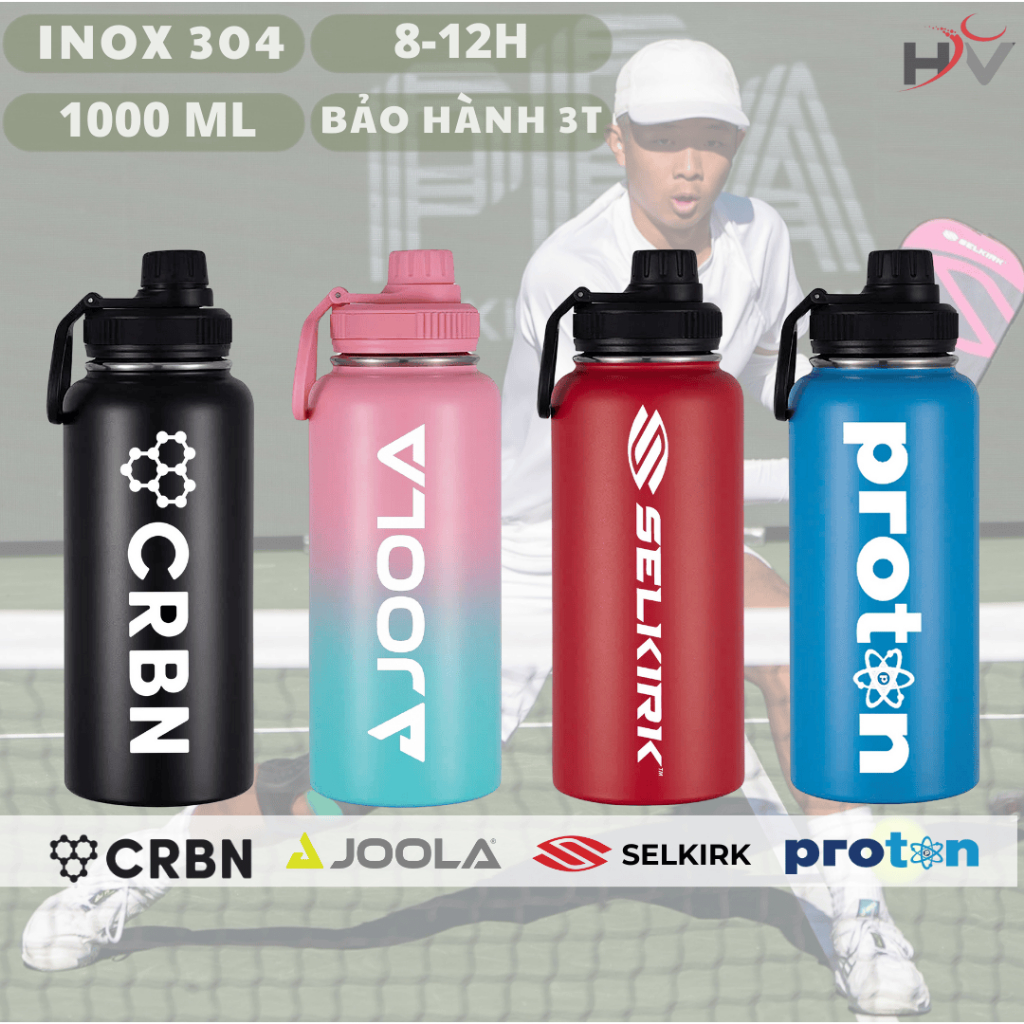 BÌNH GIỮ NHIỆT THỂ THAO INOX 304 1000ML GIỮ NHIỆT 12H an Toàn SỨC KHỎE ...