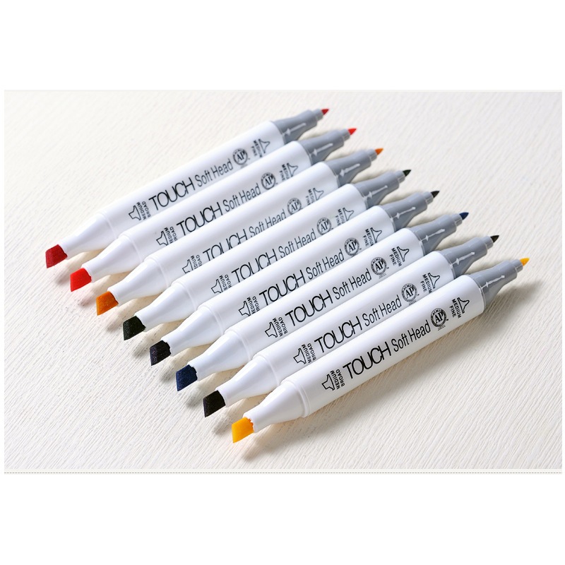 120 Màu dạ MARKER SUPERIOR TOUCH SOFT HEAD MS-888 tone xanh lá lẻ vẽ ...