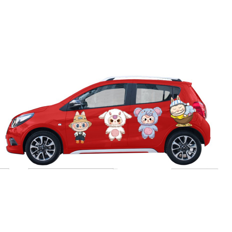 Tem dán sườn Cực Chất, Hàng 3 Lớp Chất Lượng Cao ,Team Decal Labubu ...
