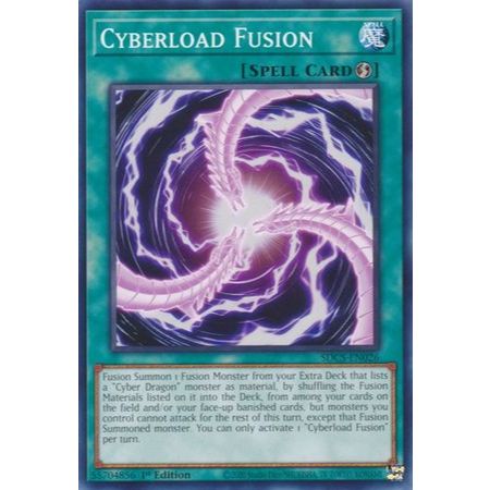 Thẻ bài Yugioh Cyberload Fusion - SDCS-EN026 - Common 1st Edition | Shopee Việt Nam