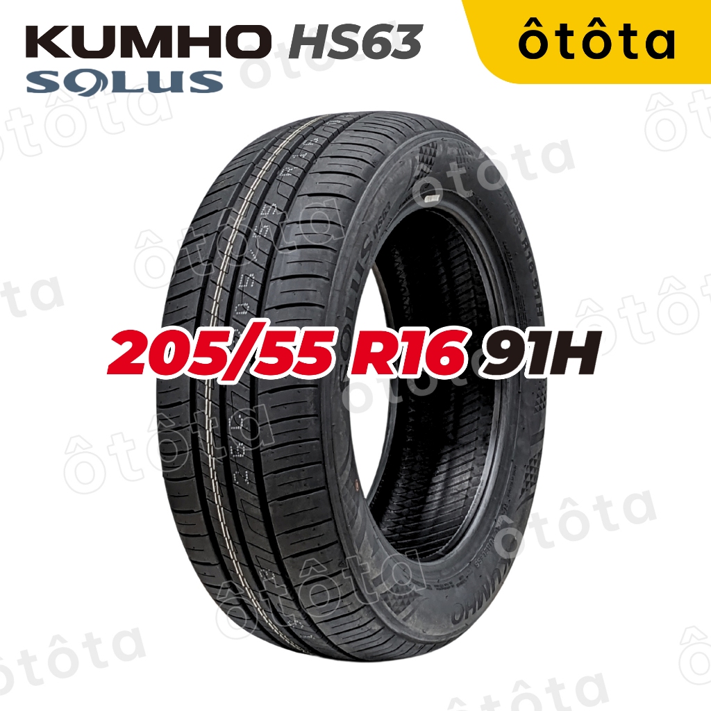 Lốp Kumho 205/55 R16 91H Solus HS63 - Chính hãng BH 5 năm (205/55R16, 205 55 R16) | Shopee Việt Nam