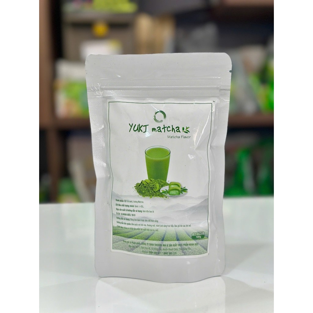 Bột Matcha YUKI Nguyên Chất - Gói 100gr Tiện Lợi | Shopee Việt Nam