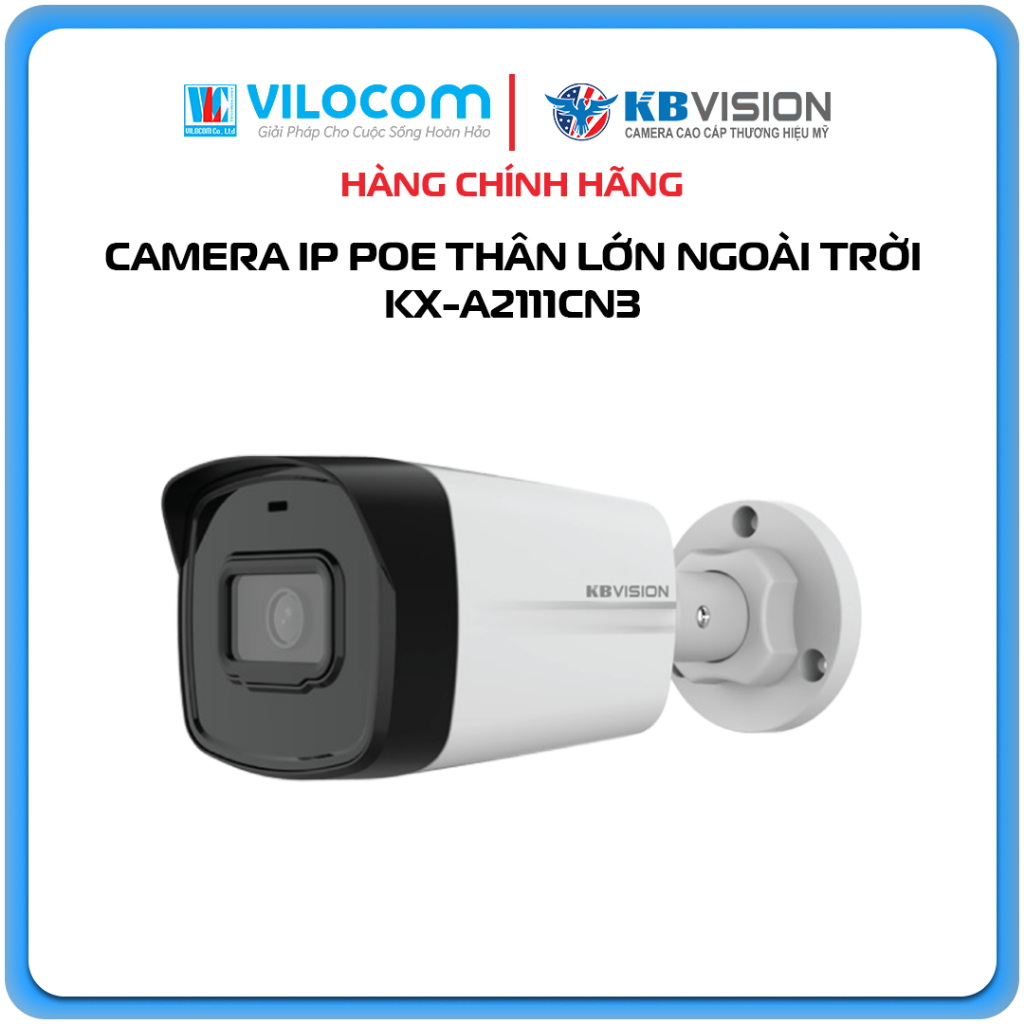 CAMERA KBVISION IP H265 A2111CN3 KX-2003iAN - HÀNG CHÍNH HÃNG | Shopee ...