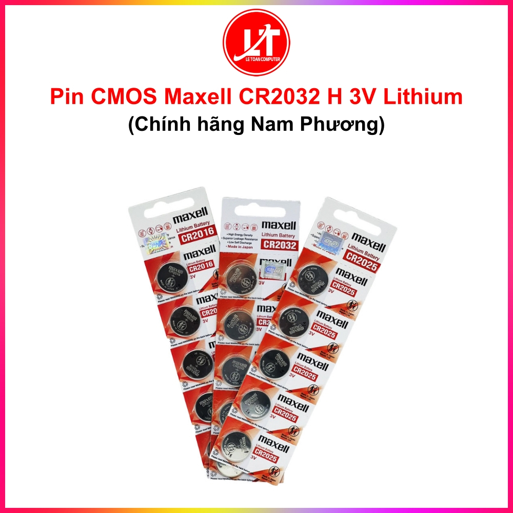 Pin CMOS Maxell CR2032 H 3V Lithium cho smartkey | remote (Chính hãng ...