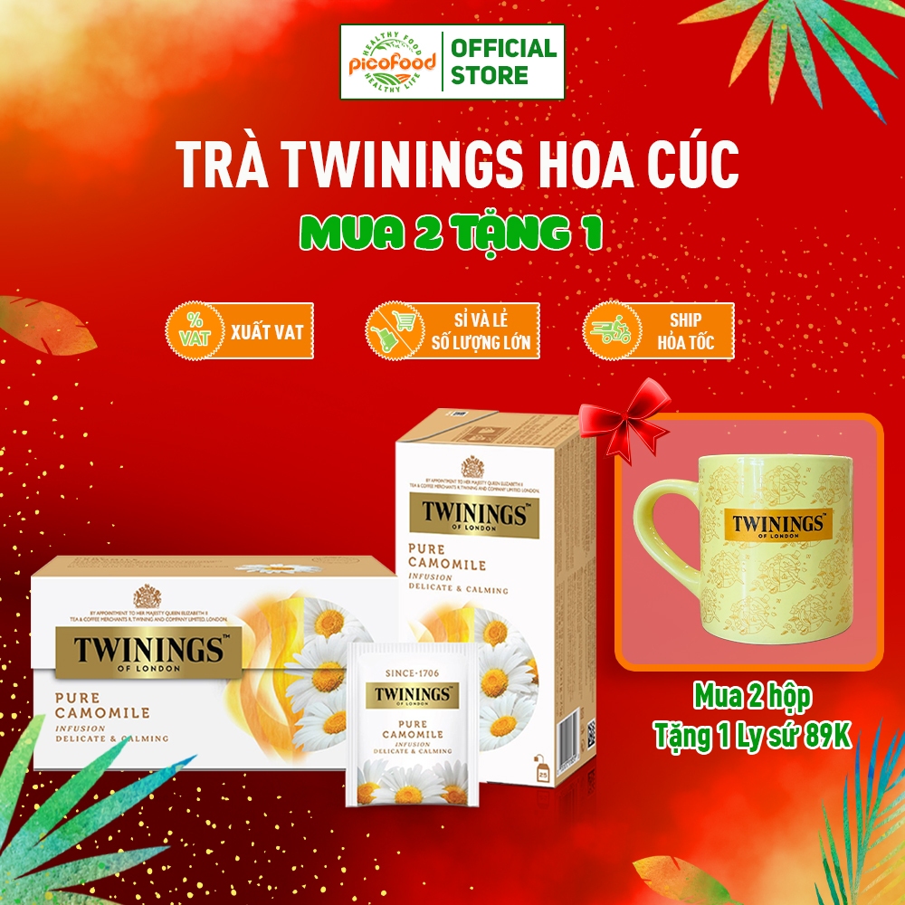 Trà túi lọc Twinings of London Pure Camomile hộp 25 gói | trà Twinings ...