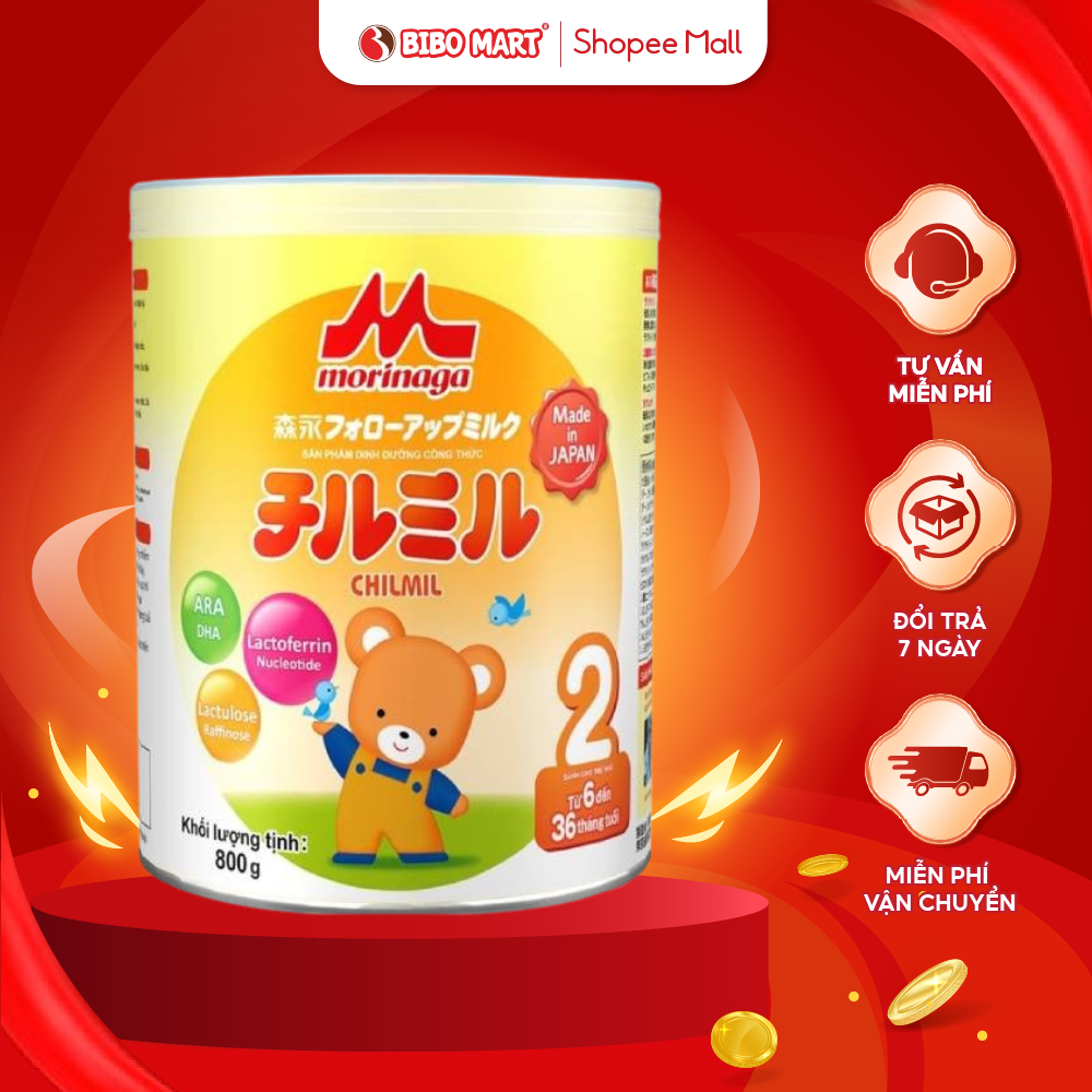 Sữa Morinaga Chilmil Cho Bé Tăng Đề Kháng DHA Canxi Tiêu Hóa Lon 320g 800g 850g (Mẫu Ngẫu Nhiên ...