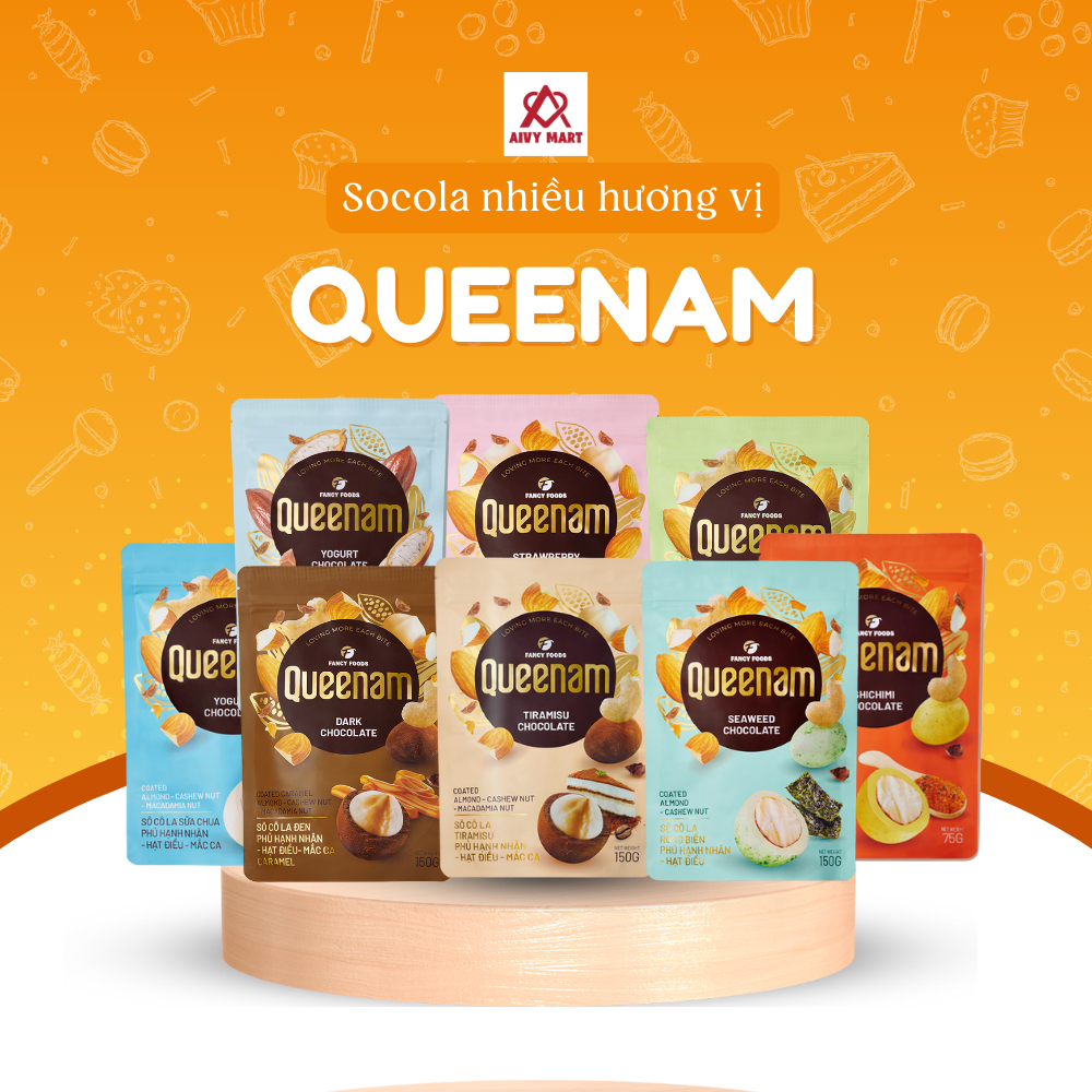 QUEENAM | Socola nhiều hương vị 75g | Shopee Việt Nam