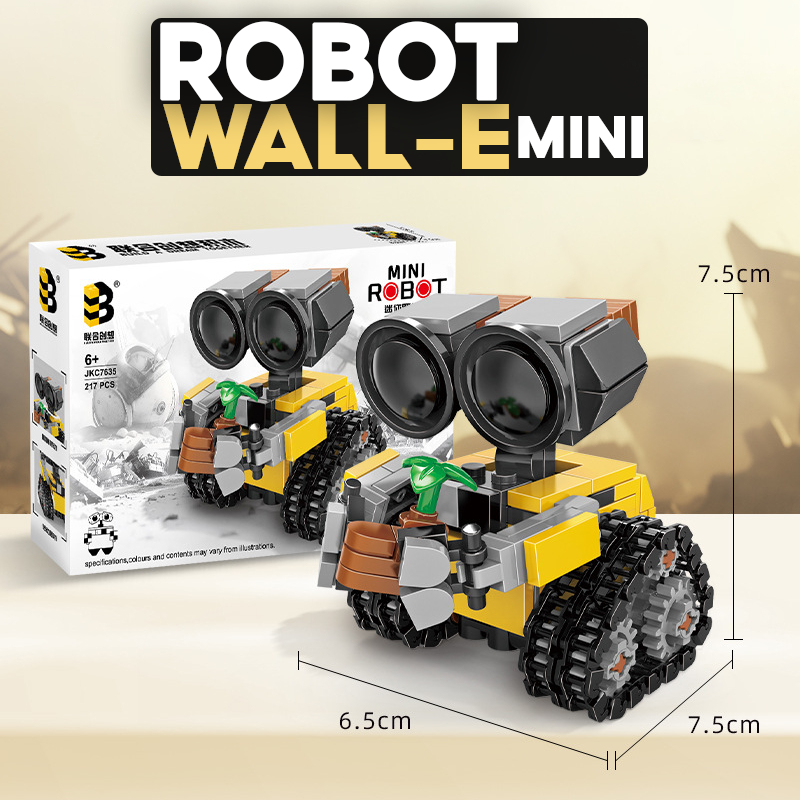 Wall E Mini, Đồ Chơi Lắp Ráp Xếp Hình ROBOT WALL E Mini Người Máy biết ...
