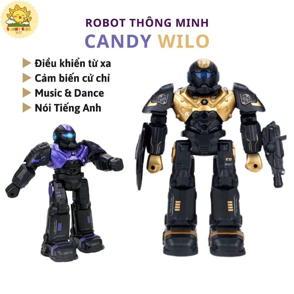 Robot Điều Khiển Từ Xa CADY Wilo JJRC R20, Di chuyển linh hoạt, Cảm ...
