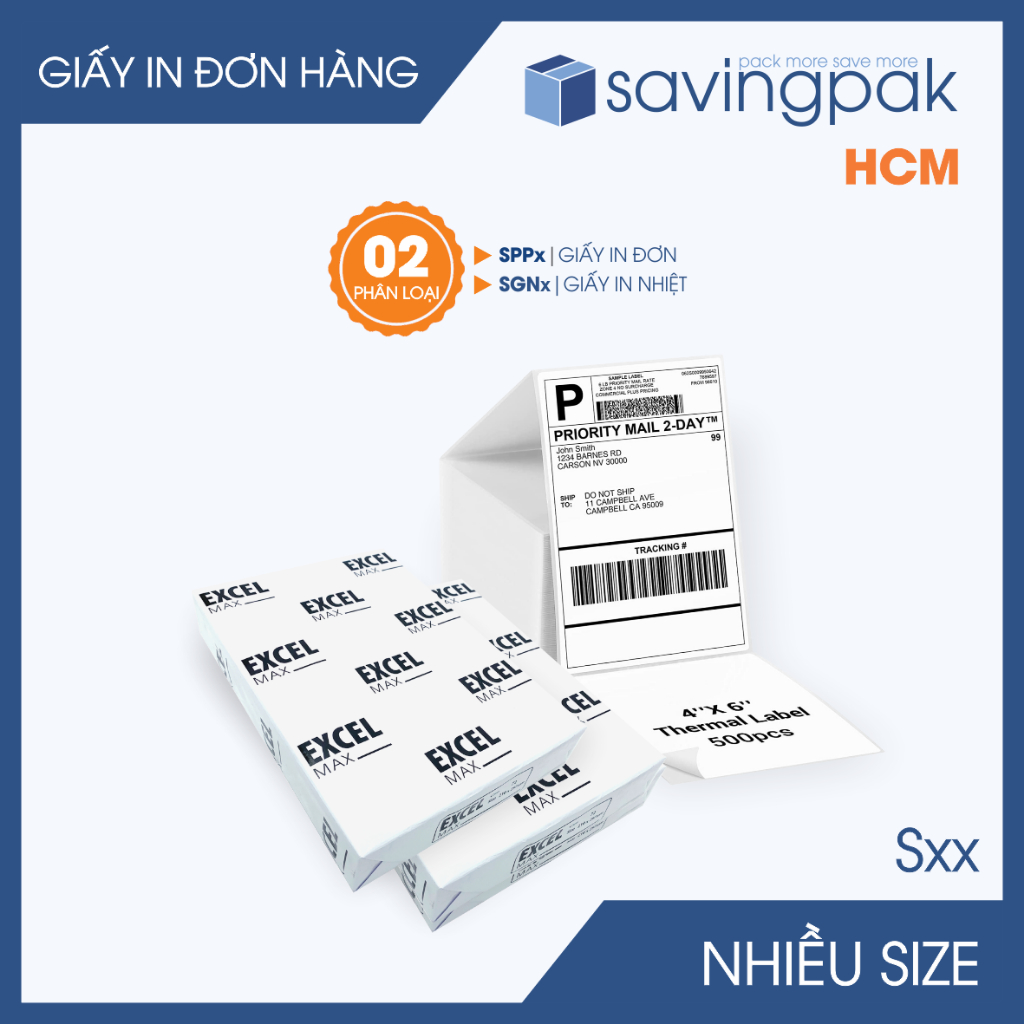 Combo 1 ream giấy in A4, A5, A6, A7 giá rẻ - Giấy in đơn hàng, giấy in ...
