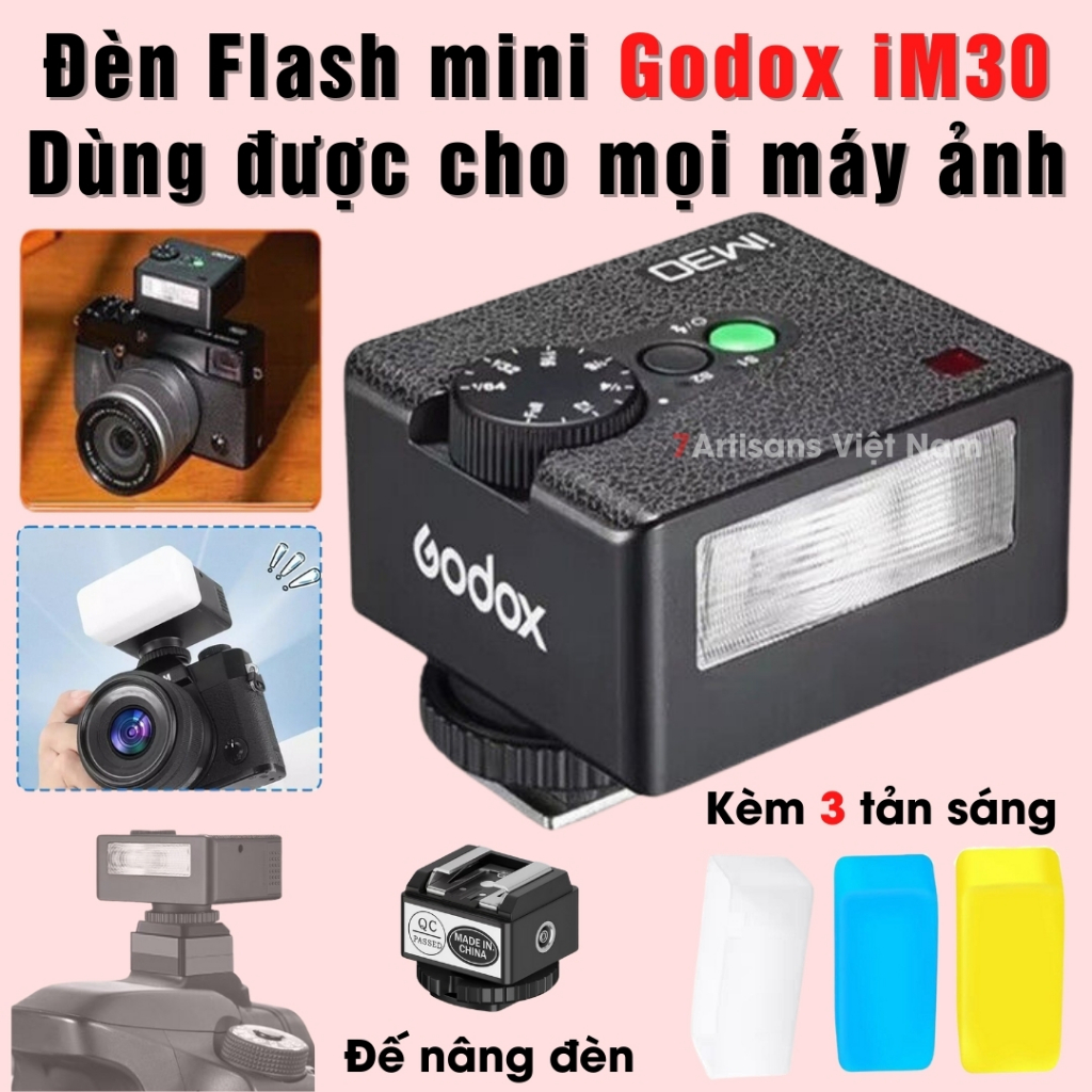 Godox iM30 - Đèn Flash Mini dùng cho mọi máy ảnh - Chế Độ Quang Học S1 ...