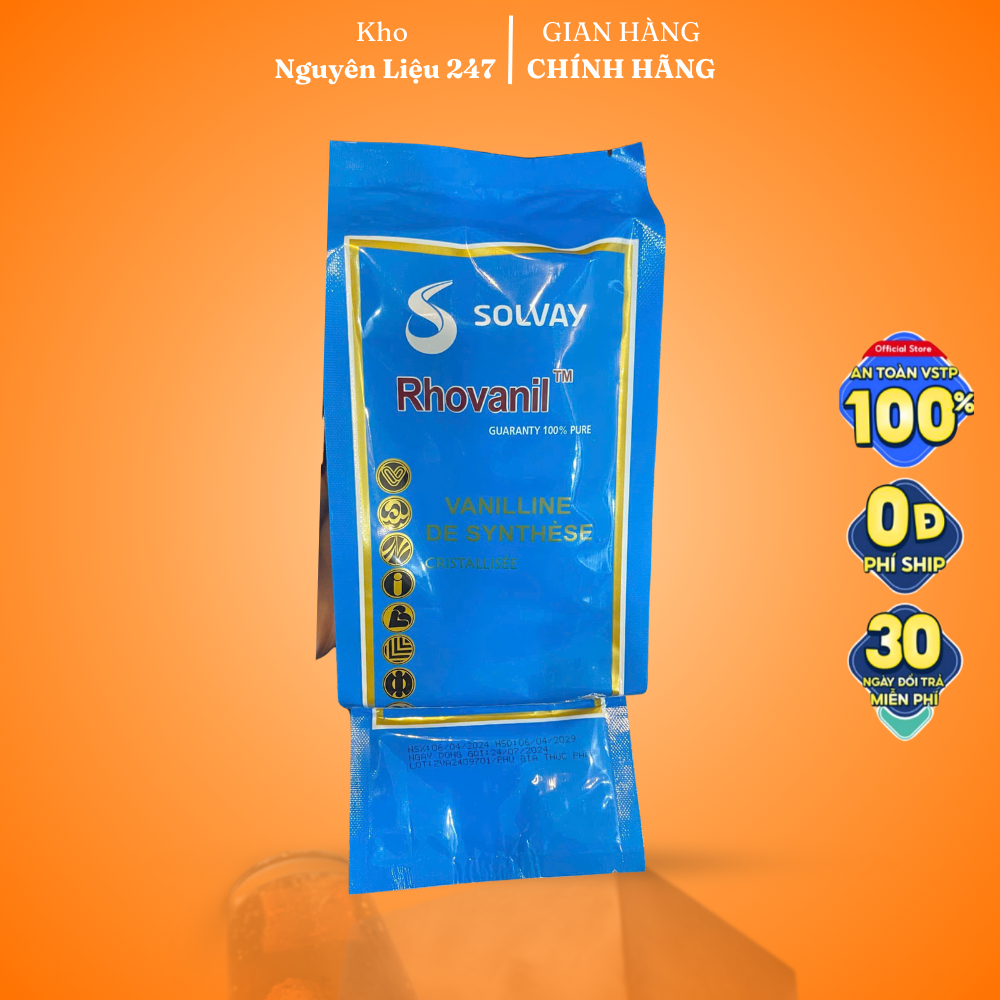 [HÀNG CHUẨN] Bột Vani Rhovanil Solvay Pháp 500g - Vanilline tổng hợp ...