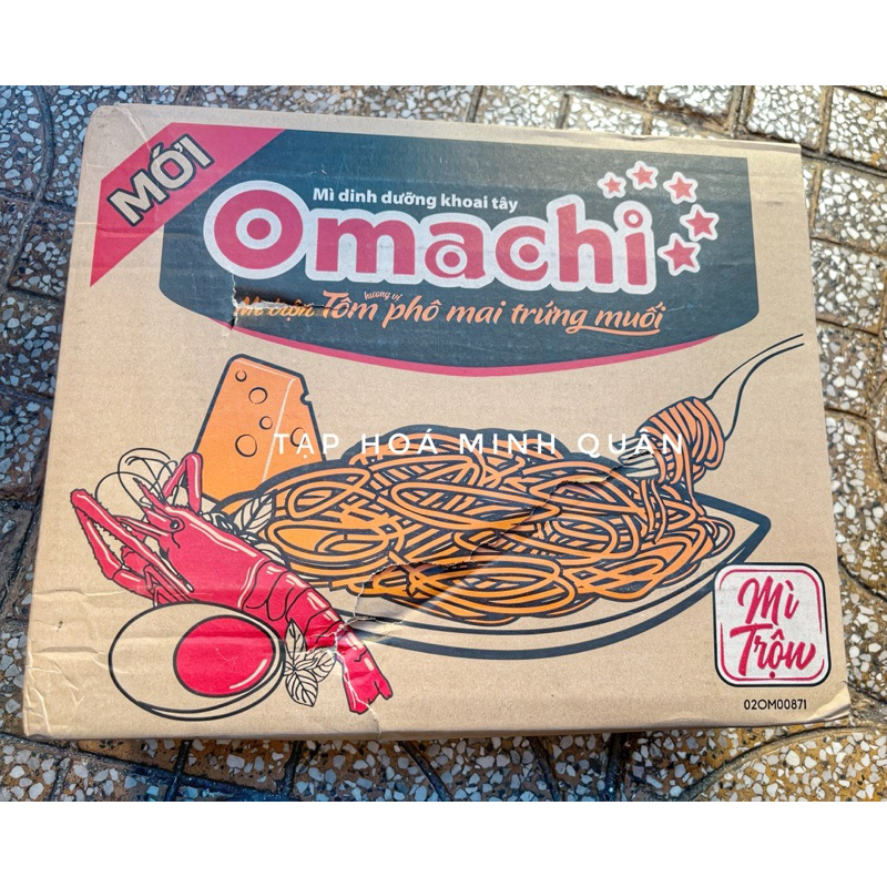 THÙNG 30 GÓI MÌ TRỘN OMACHI TÔM PHÔ MAI TRỨNG MUỐI ( 30 GÓI X 92G) | Shopee Việt Nam