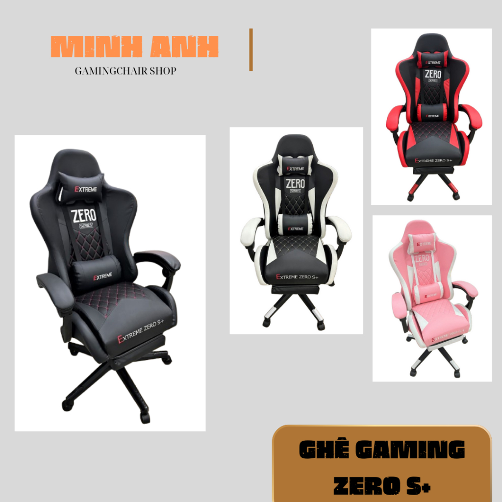 Ghế Gaming Zero S+ ngả lưng, nâng hạ, chân xoay - Ghế Gaming chất lượng ...
