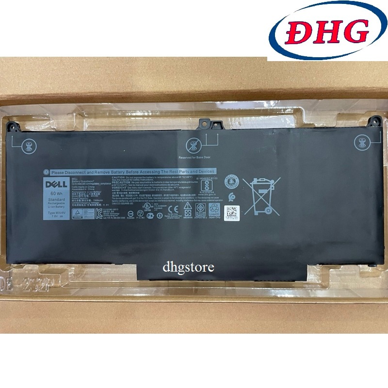 Pin laptop Dell Latitude 5300 5310 2-in-1, Inspiron 7300 7306 2-in-1 ...