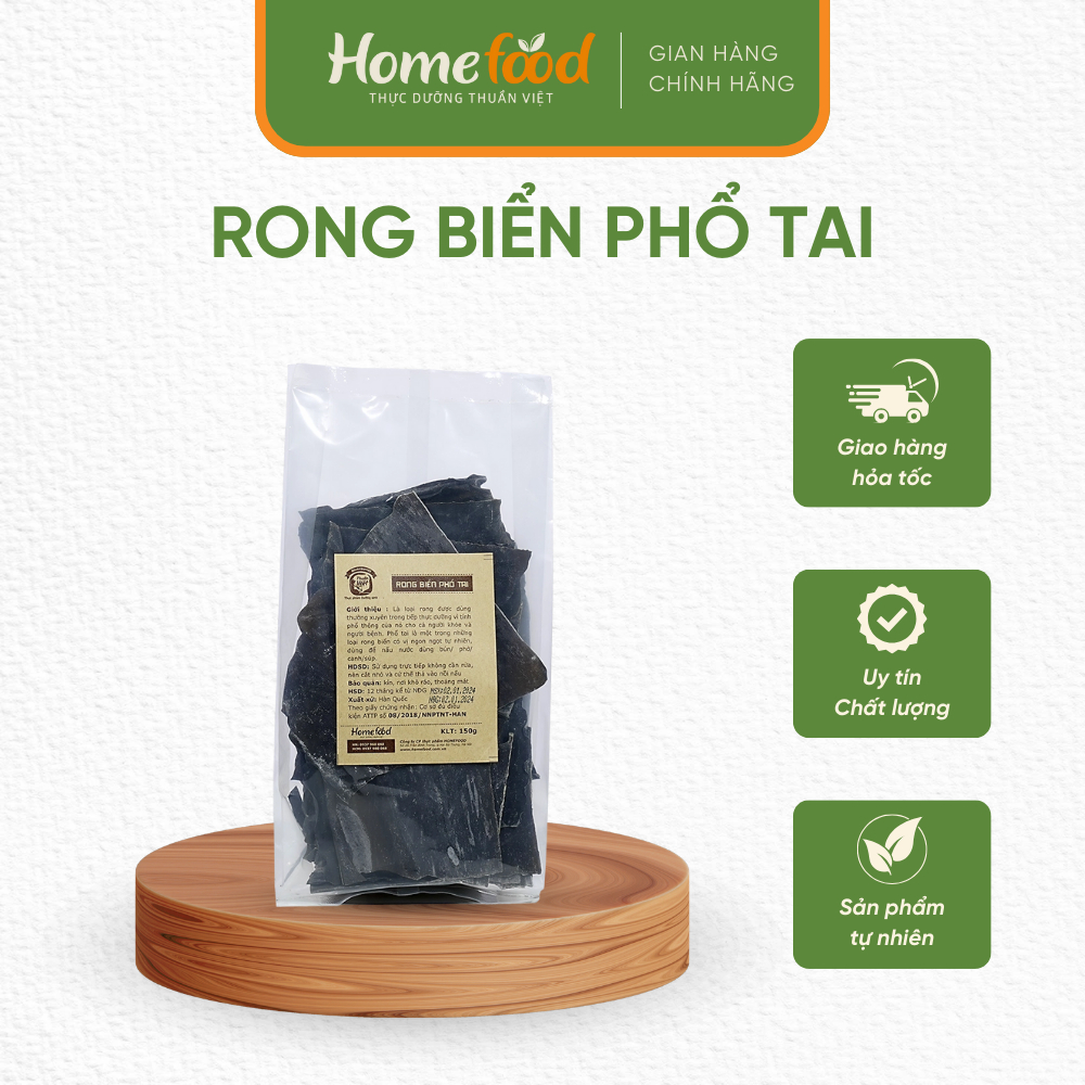 Rong biển phổ tai Homefood 150g – Tự nhiên, giàu dinh dưỡng, tốt cho ...