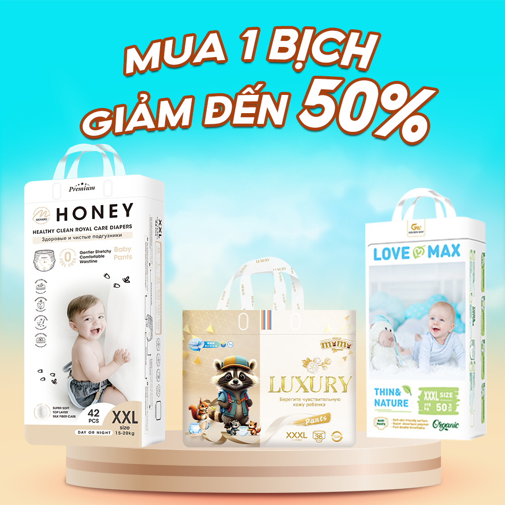 [1 BỊCH] Tã Bỉm Love Max, Momo Honey, Momo Luxury Chính Hãng, Hạn Chế ...