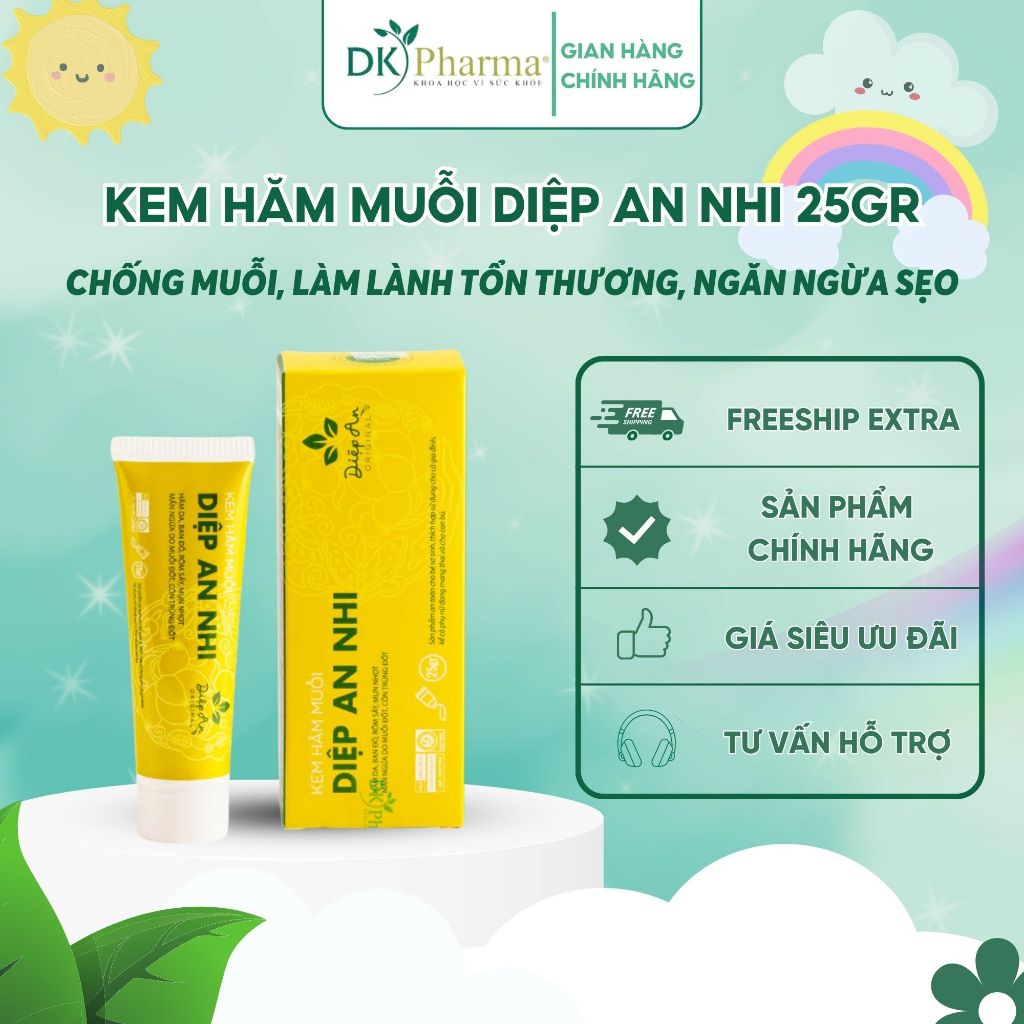 Kem Hăm Muỗi DIỆP AN NHI Hỗ Trợ Làm Lành Tổn Thương Da,Ngăn Ngừa Sẹo Và ...