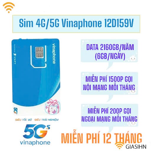 SIM 4G VINAPHONE D159V D500 MIỄN PHÍ 1 NĂM KHÔNG CẦN NẠP DÙNG TOÀN QUÓC, BH 12 THÁNG GIAO HÀNG ...