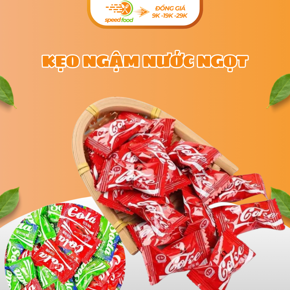 Kẹo Ngậm Mix 6 vị, kẹo cà phê, coca, sprite, bò húc, sting, chanh muối ...