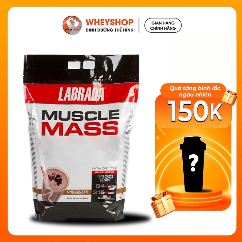 Sữa dinh dưỡng Labrada Muscle Mass Gainer 12Lbs (5.4kg) WHEYSHOP HCM ...