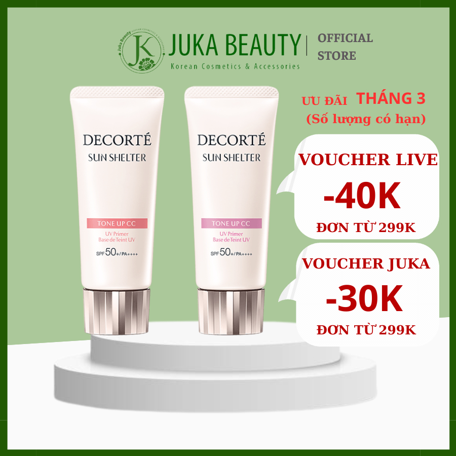 Kem chống nắng Decorte Sun Shelter Multi Protection Tone Up CC 32ml | Shopee Việt Nam