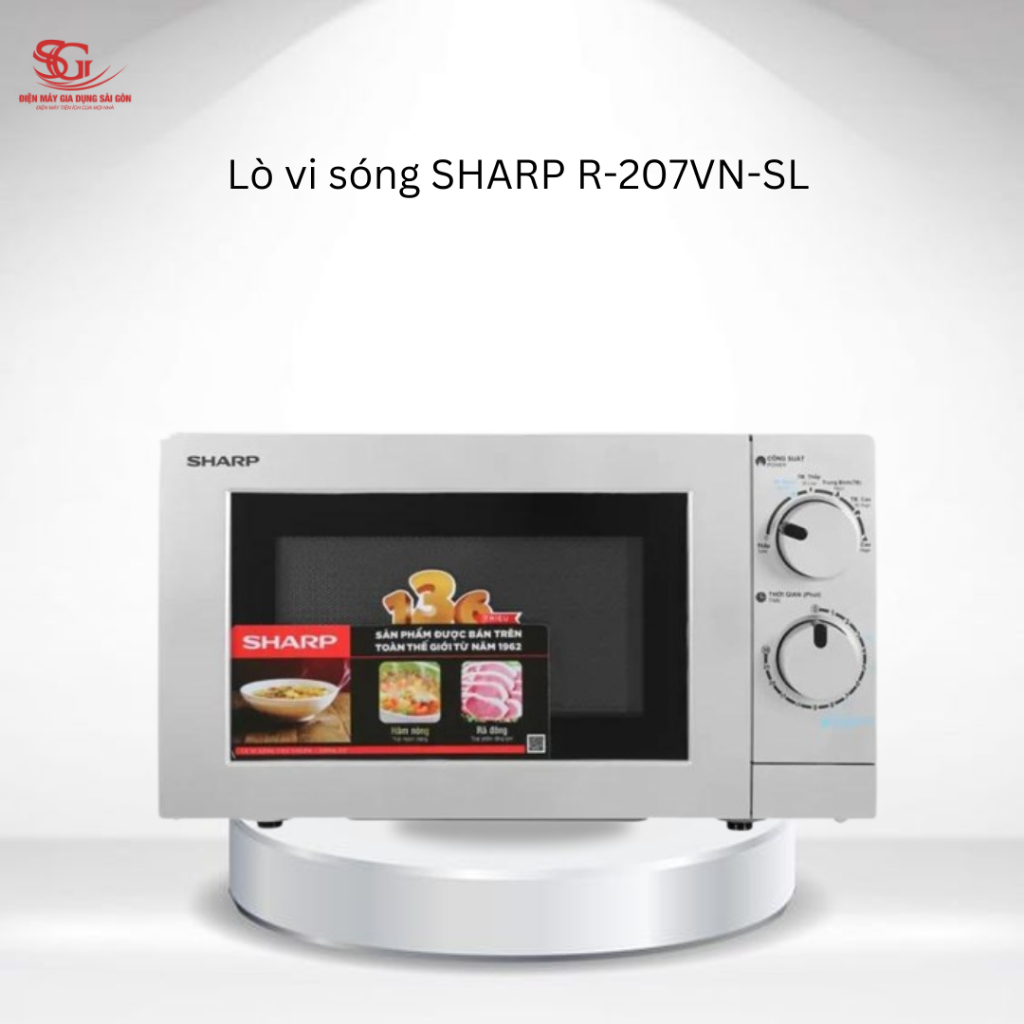 Lò vi sóng SHARP R-207VN-SL | Shopee Việt Nam