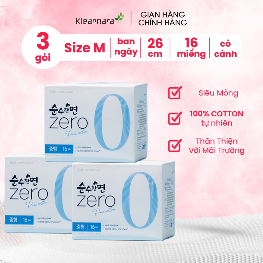 Combo 3 gói BVS cao cấp êm thoáng thấm hút tốt bảo vệ da nhạy cảm size ...