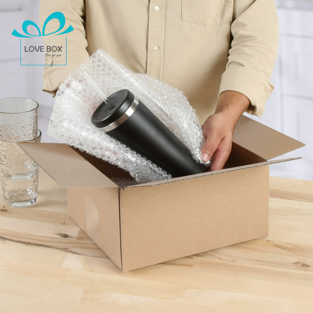 Hộp carton Siêu Rẻ 20x20x15 cm - 20 hộp carton đóng hàng, hộp gói hàng ...
