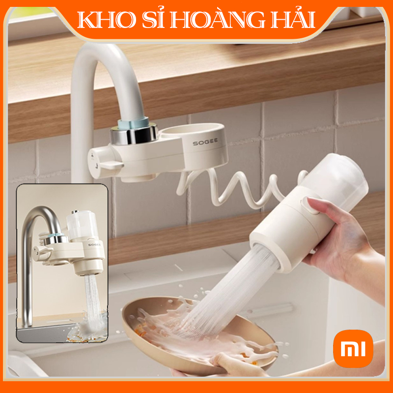 Bộ vòi nước bồn rửa chén mở rộng Xiaomi Sogee LX001, tự động pha nước rửa chén, 3 chế độ phun ...