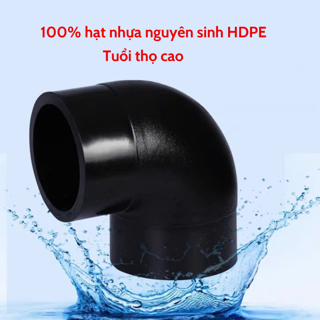Cút HDPE 90 độ hàn đối đầu phi từ 180-315mm, áp lực PN10 | Shopee Việt Nam