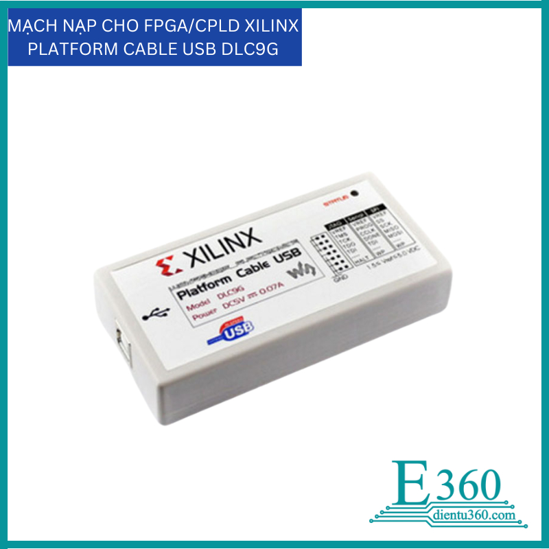 Mạch Nạp FPGA/CPLD Xilinx Platform Cable USB DLC9G – Lập Trình, Debug ...