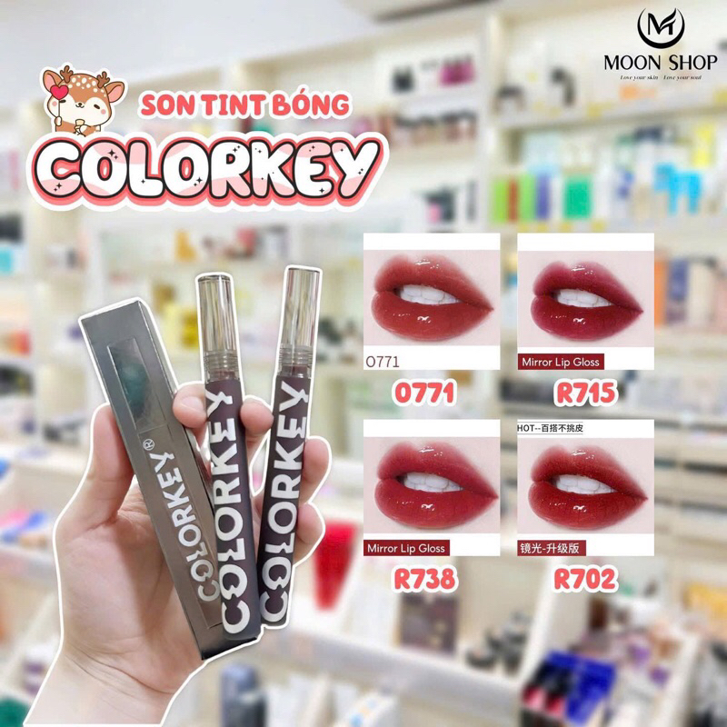 SON COLORKEY AIRY LIP GLOSS MIRROR SERIES | Shopee Việt Nam