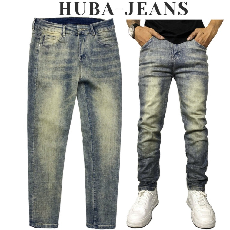 Quần jean nam dài wash cao cấp HUBA-JEANS Menswear Pants quầntàntật ...