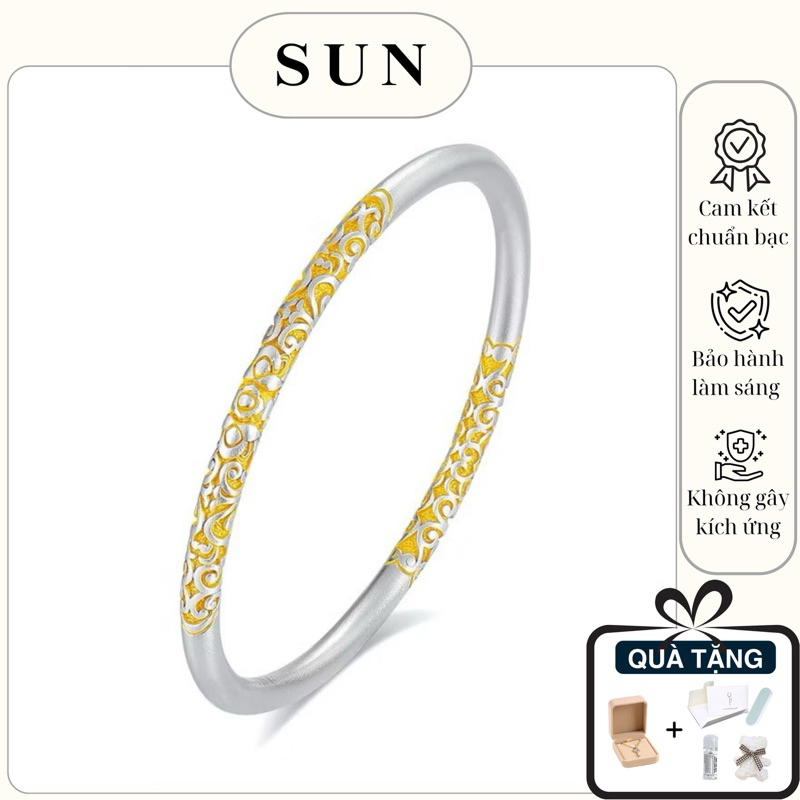 Vòng Tay Na Tra Chi Linh 100% Bạc S999 Nguyên Chất - SUN | Shopee Việt Nam