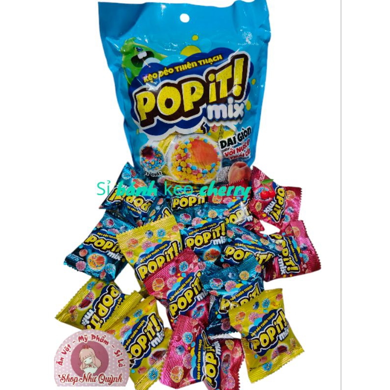 HSD 28/10/25(16 gói nhỏ*12,5G) TÚI 16 GÓI MIX 3 VỊ KẸO DẺO THIÊN THẠCH ...