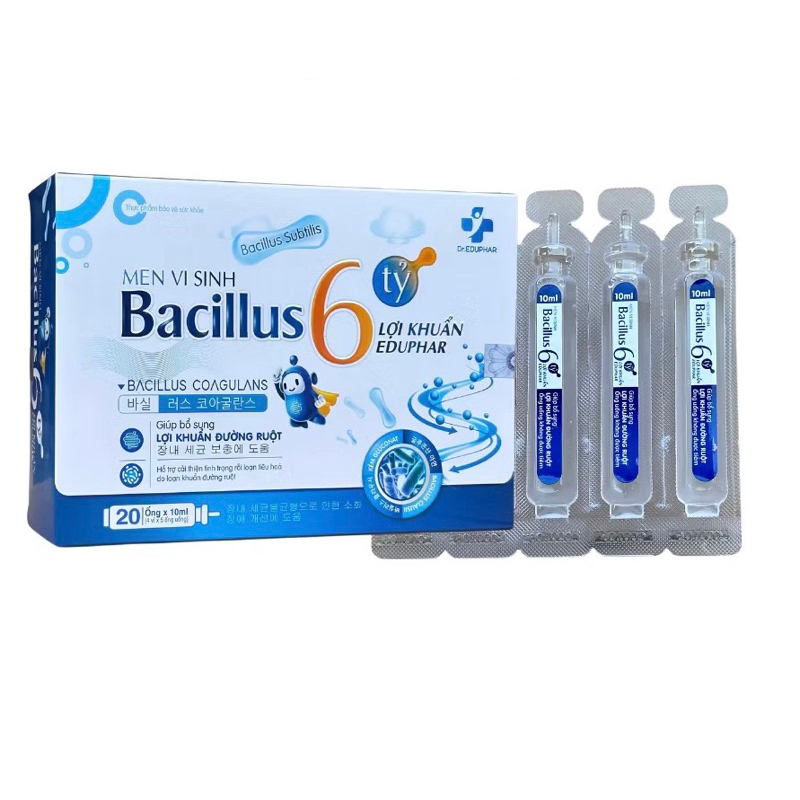 Men vi sinh BACILLUS 6 tỷ lợi khuẩn eduphar bổ sung lợi khuẩn đường ruột | Shopee Việt Nam