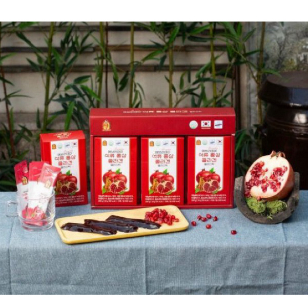 Thạch Lựu Hồng Sâm Collagen Everyday Korea 600g (20g x 30 gói) | Shopee ...