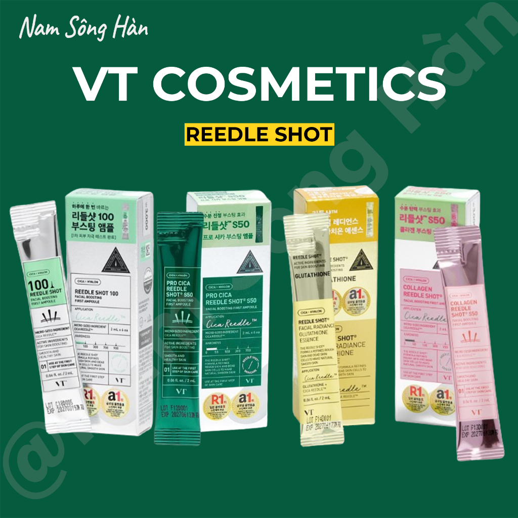 Tinh chất vi kim VT Reedle Shot Hộp 6 gói*2ml | Shopee Việt Nam