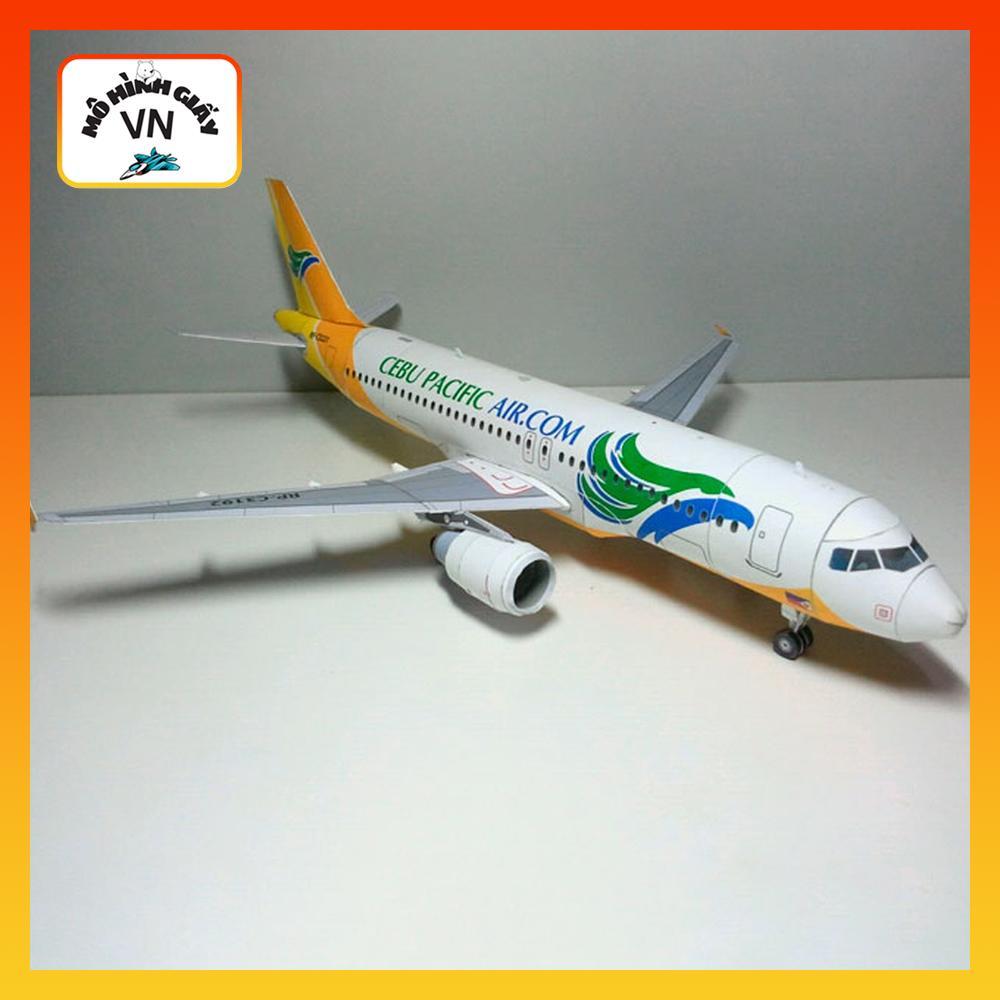 Mô Hình Giấy Lắp Ráp Máy bay Airbus A320 Cebu Pacific - MohinhgiayVN ...