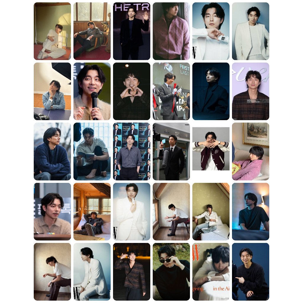 Lomo card GY90 ảnh bo góc Gong Yoo - FB | Shopee Việt Nam