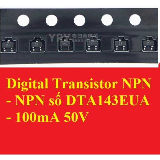 (10 chiếc) Digital Transistor nghịch Dán NPN - 100mA 50V (transistor số ...