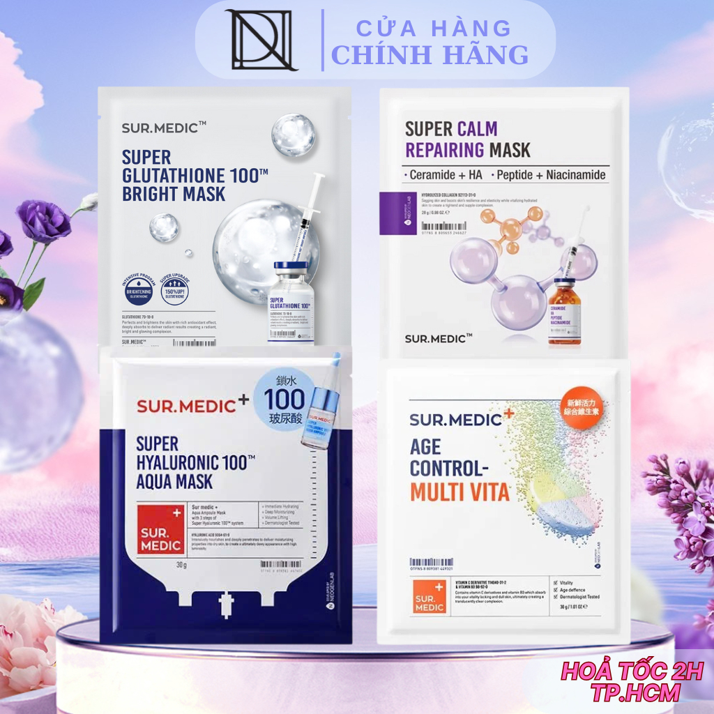 Mặt Nạ Sur Medic Phục Hồi, Dưỡng Trắng Da, Cấp Ẩm, Giảm Nếp Nhăn Super ...