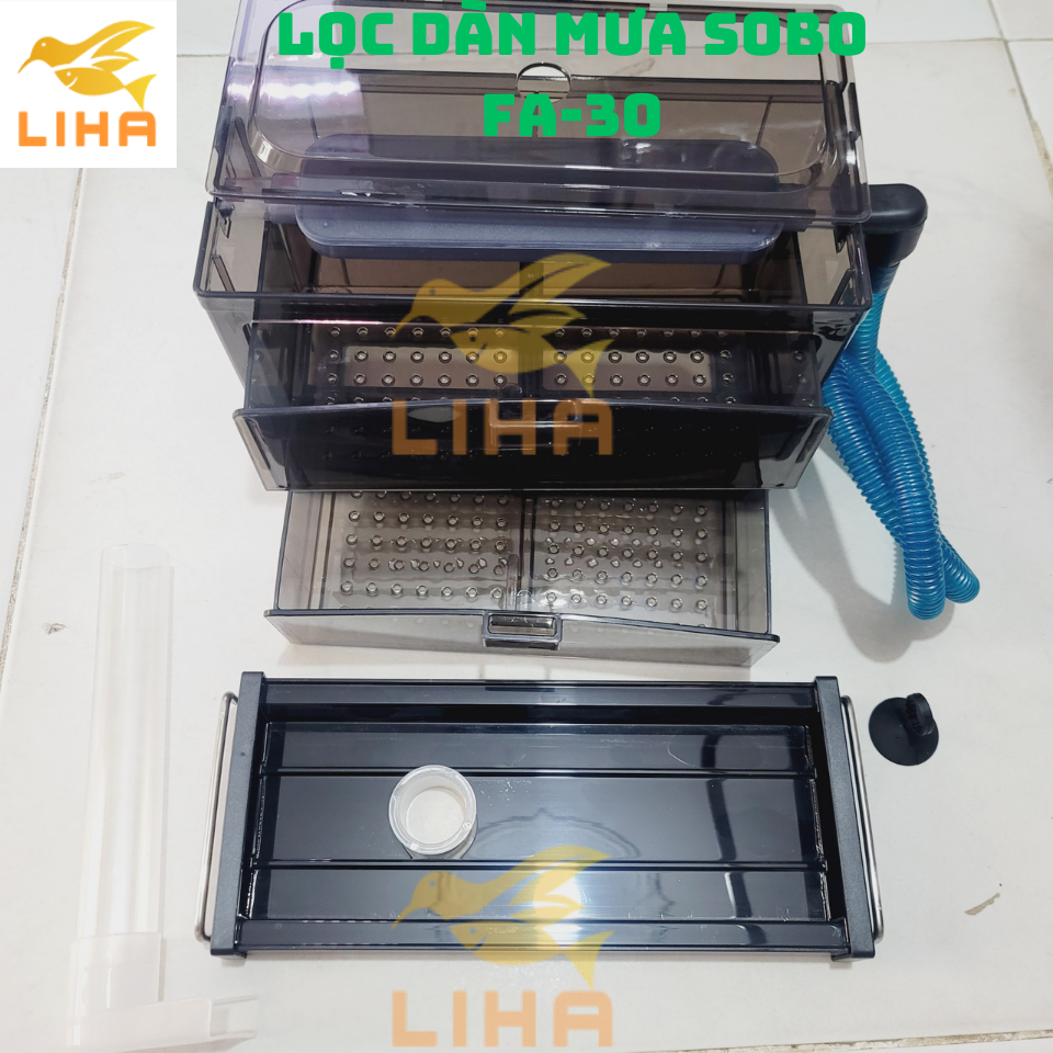 Sobo F-30 Bộ Lọc Dàn Mưa 2 Tầng 2 Khay Lọc Bằng Mica Cho Hồ Cá 30-50cm | Shopee Việt Nam