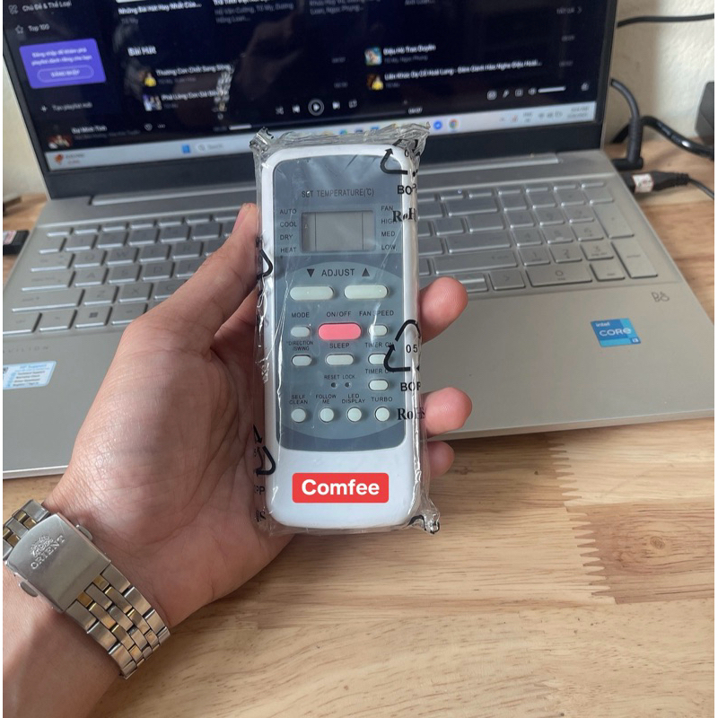 Remote Điều khiển điều hoà Comfee( Dùng cho điều hoà Comfee có mẫu điều ...
